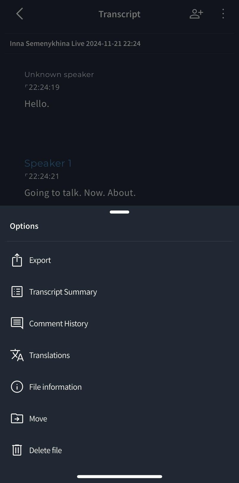 What is Trint's mobile app?